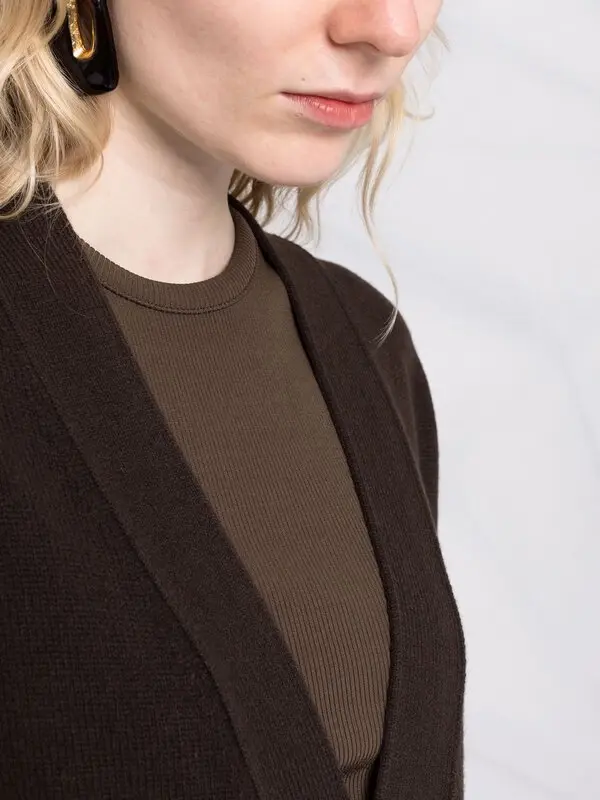 JOSEPH Long Belted Wool Cardigan