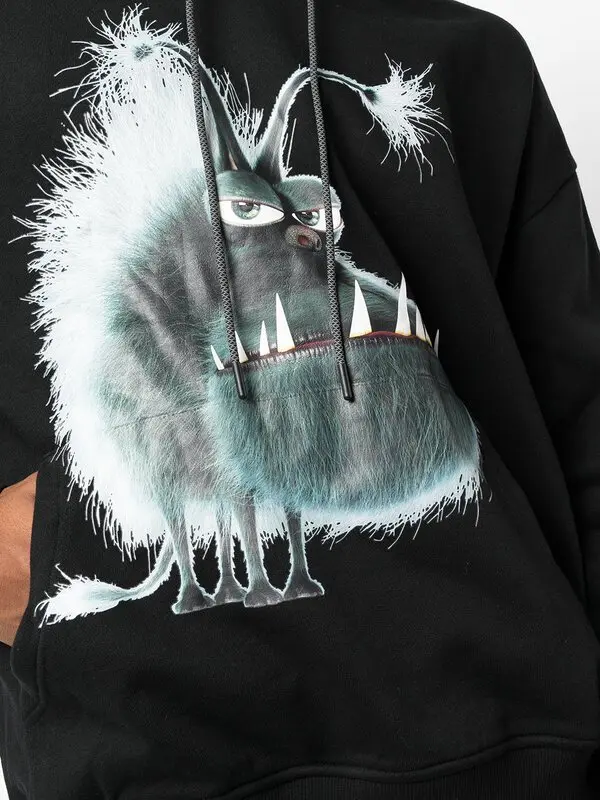 MOSTLY HEARD RARELY SEEN Graphic Print Hoodie