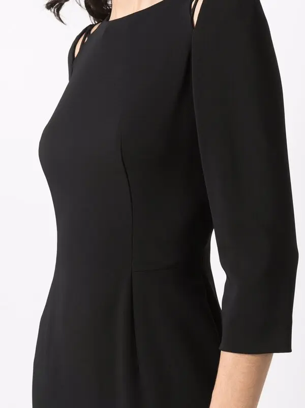 Alberta Ferretti Cut-out Shift Dress