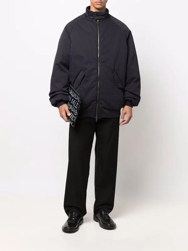 Balenciaga Harrington Bomber Jacket In Blue - 32% Off | Editorialist