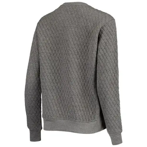 PRESSBOX Texas Longhorns Moose Quilted Pullover Sweatshirt