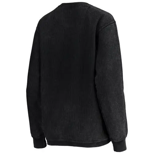 PRESSBOX Colorado Buffaloes Corded Arch Pullover Sweatshirt - Black