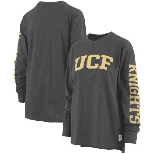 PRESSBOX Ucf Knights Two-hit Canyon Long Sleeve T-shirt - Black