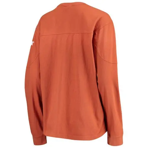 PRESSBOX Texas Longhorns Long Sleeve T-shirt - Burnt Orange