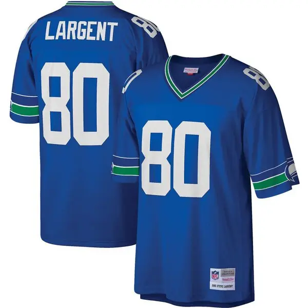 Mitchell & Ness Steve Largent Seattle Seahawks 1985 Replica Jersey - Royal
