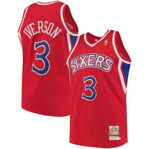 Mitchell & Ness Allen Iverson Philadelphia 76ers 1996/97 Hardwood Classics Authentic Jersey