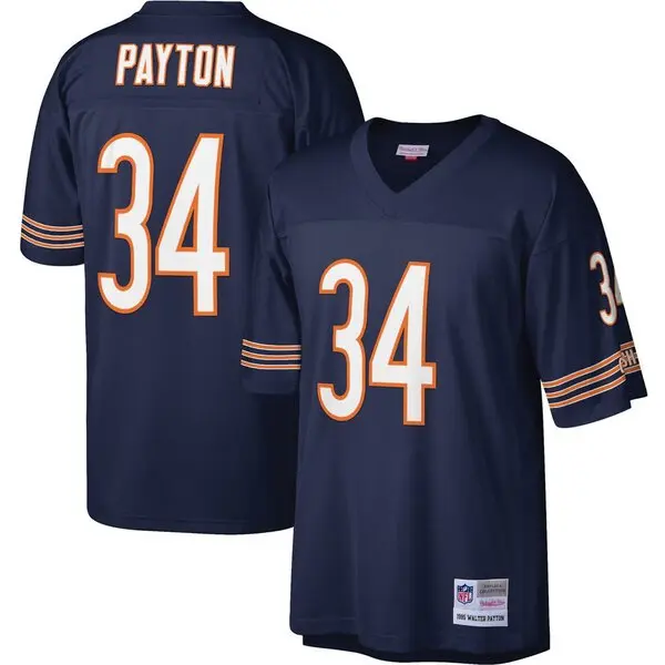 Mitchell & Ness Walter Payton Chicago Bears Big & Tall 1985 Retired Player Replica Jersey - Navy