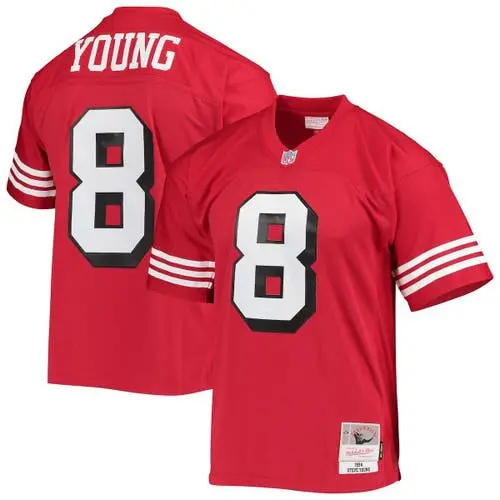 Mitchell & Ness Steve Young San Francisco 49ers Legacy Replica Jersey - Scarlet