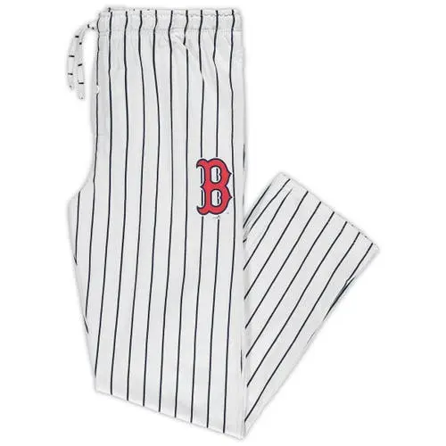CONCEPTS SPORT Navy Boston Red Sox Big & Tall Pinstripe Sleep Pants - White