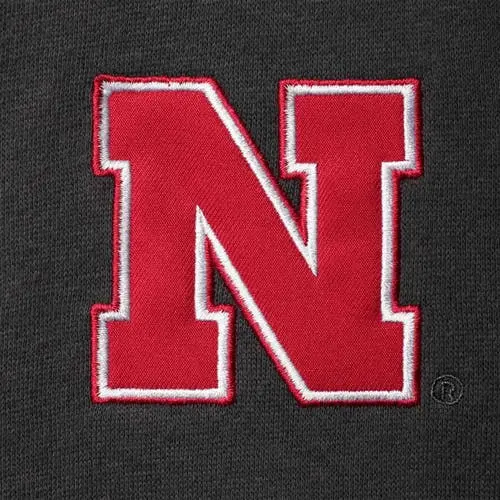 COLOSSEUM Nebraska Huskers Tortugas Logo Quarter-zip Jacket - Charcoal