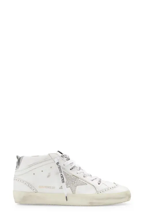GOLDEN GOOSE Mid Star Crystal Embellished Sneakers