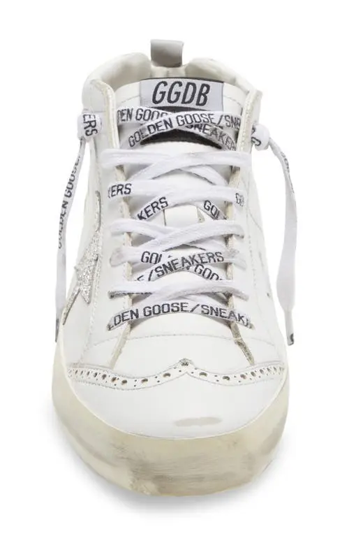 GOLDEN GOOSE Mid Star Crystal Embellished Sneakers