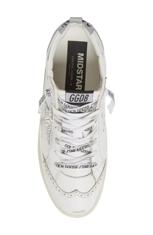 GOLDEN GOOSE Mid Star Crystal Embellished Sneakers