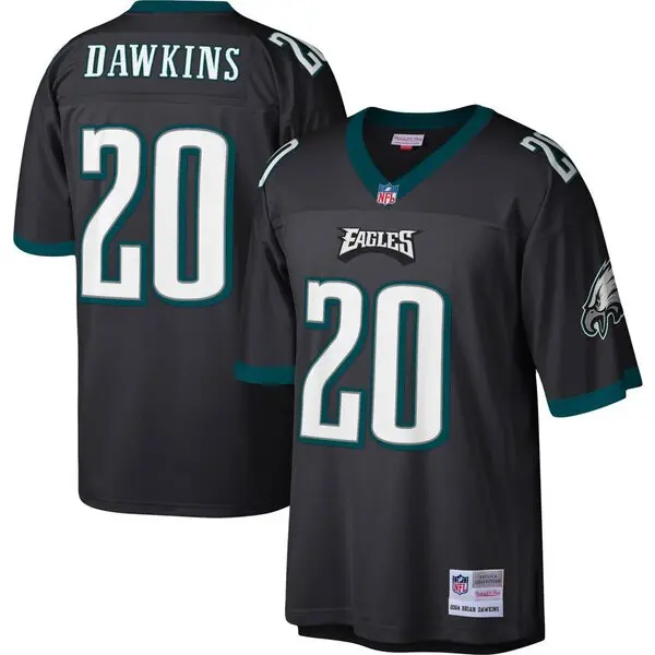 Mitchell & Ness Brian Dawkins Philadelphia Eagles Legacy Replica Jersey - Black