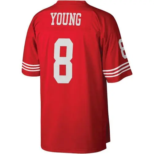 Mitchell & Ness Steve Young San Francisco 49ers Legacy Replica Jersey - Scarlet
