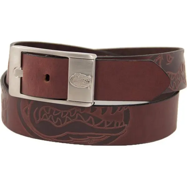 EAGLES WINGS Florida Gators Brandish Leather Belt - Brown
