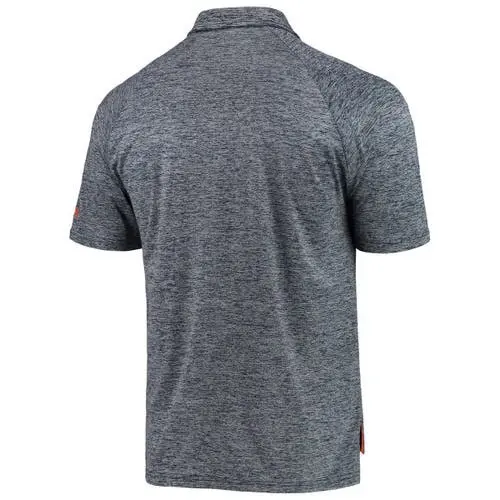 COLOSSEUM Heathered Navy Virginia Cavaliers Down Swing Raglan Team Polo