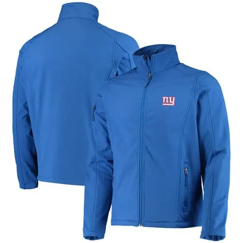 DUNBROOKE New York Giants Sonoma Softshell Full-zip Jacket