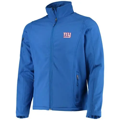 DUNBROOKE New York Giants Sonoma Softshell Full-zip Jacket