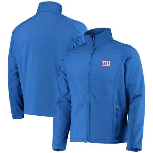 DUNBROOKE New York Giants Sonoma Softshell Full-zip Jacket