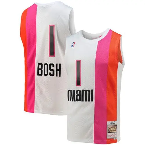Mitchell & Ness Chris Bosh Miami Heat 2001/02 Hardwood Classics Swingman Jersey