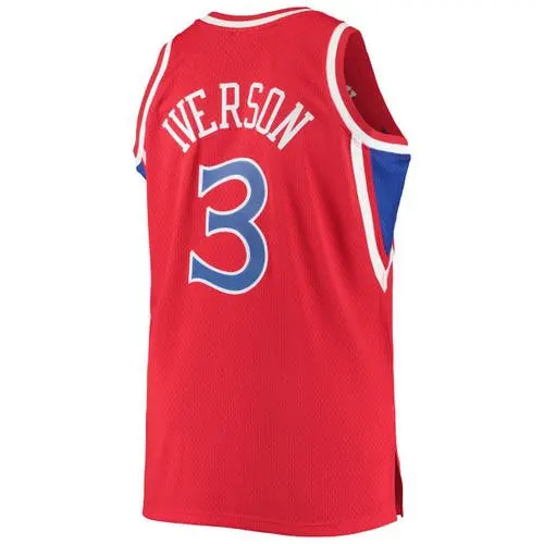 Mitchell & Ness Allen Iverson Philadelphia 76ers 1996/97 Hardwood Classics Swingman Jersey Big & Tall - Red