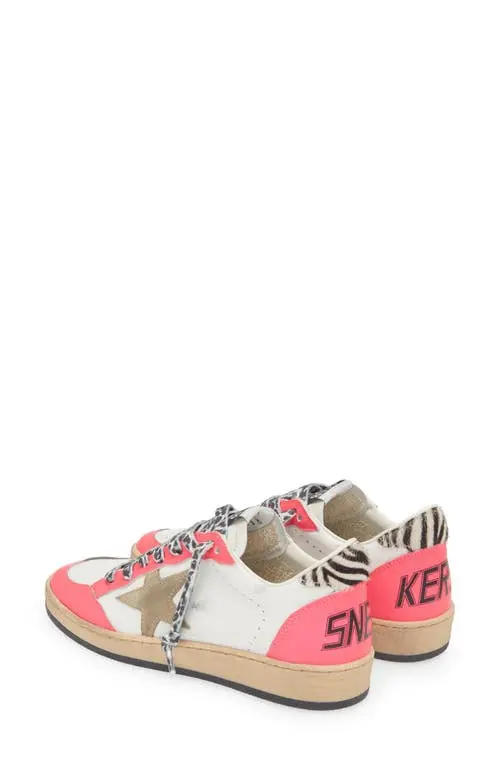 GOLDEN GOOSE Ball Star Distressed Leather Sneakers