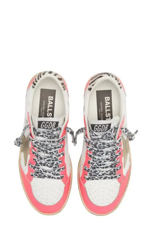 GOLDEN GOOSE Ball Star Distressed Leather Sneakers