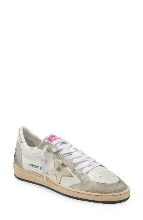 GOLDEN GOOSE Ball Star Sneaker - White/ice/platinum