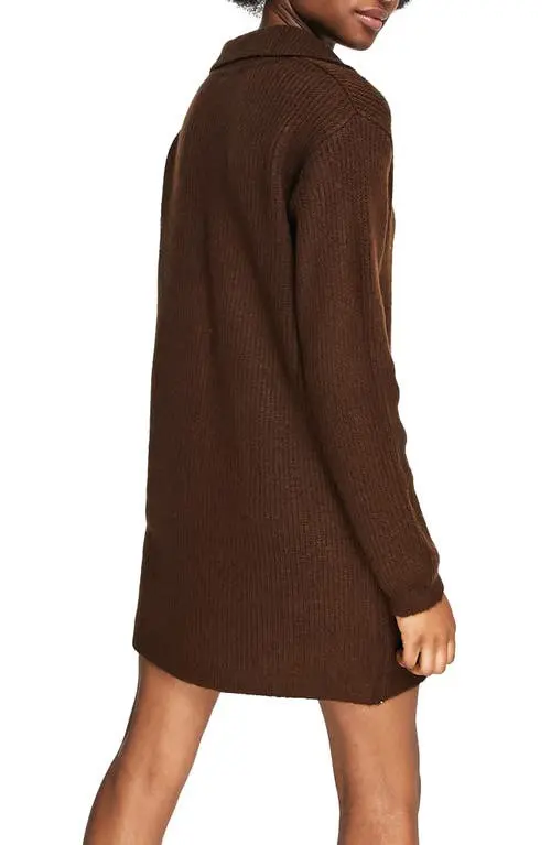 Topshop Rib Sweater Dress