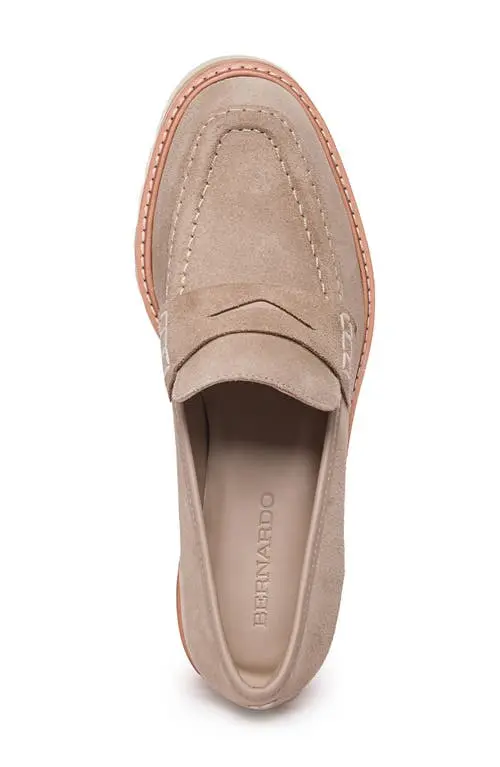 Bernardo Selma Leather Loafer Pump