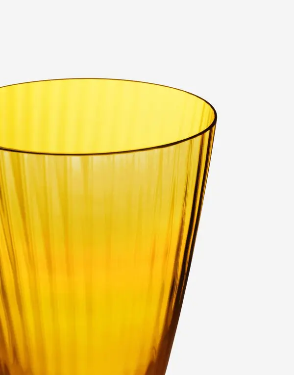 Dolce & Gabbana Hand-blown Murano White Wine Glass - Multicolor