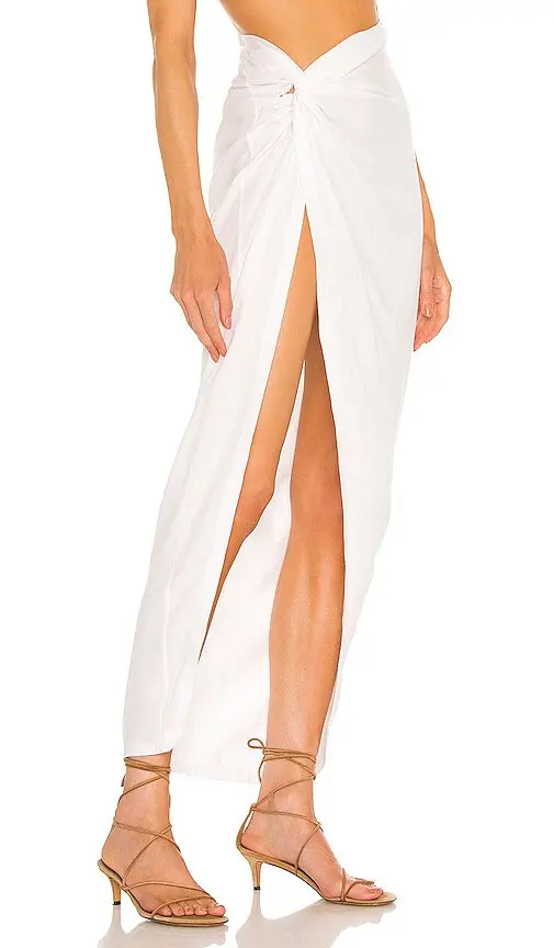OW X Iris Skirt - White