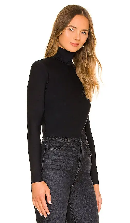Commando Butter Long Sleeve Cropped Turtleneck