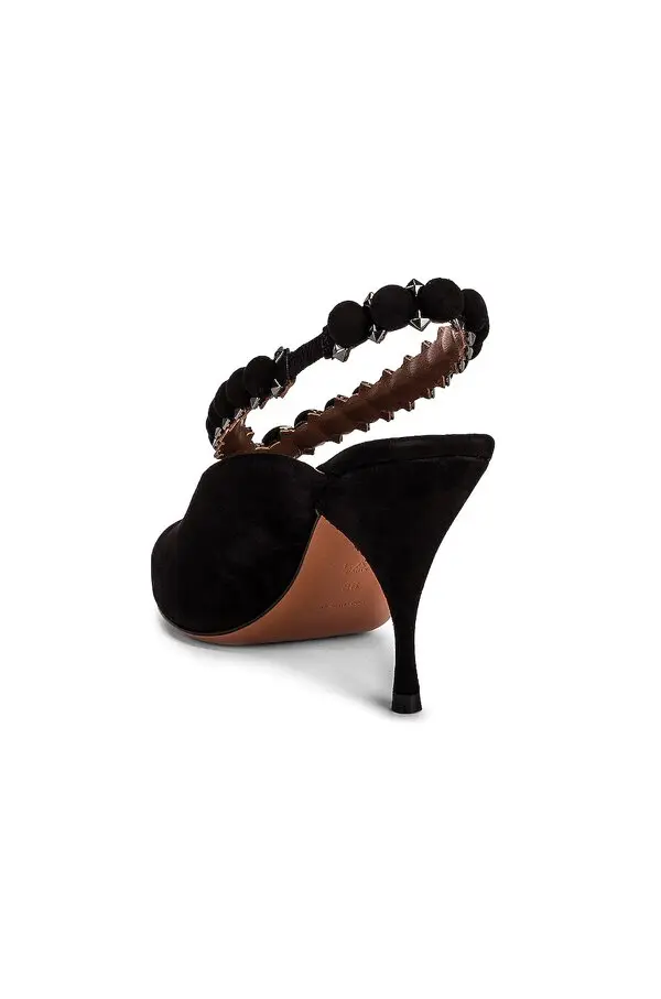 Alaïa Mini Bombe Ankle Strap Pump