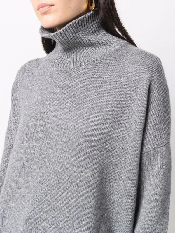 LISA YANG Heidi Knitted Roll-neck Jumper