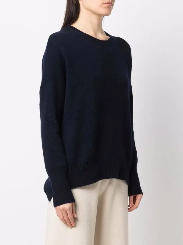 LISA YANG Mila Crew-neck Knitted Jumper - Blue