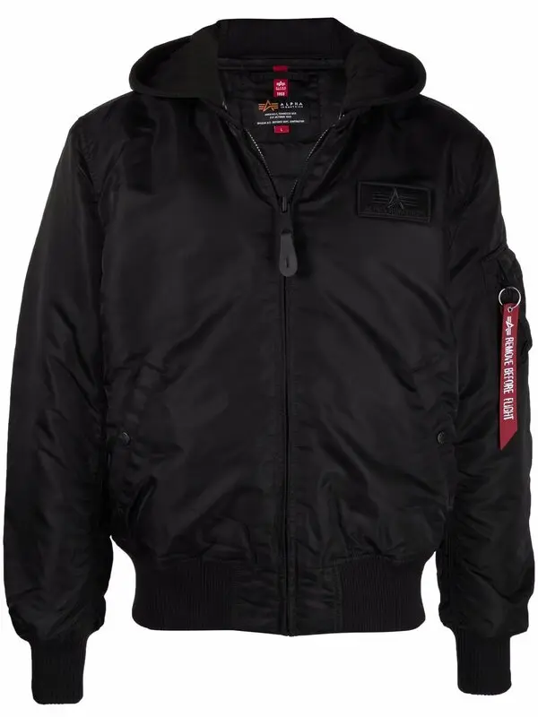 Alpha Industries Logo Bomber Jacket