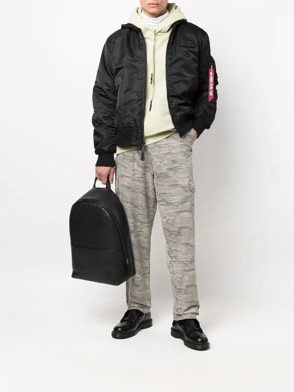 Alpha Industries Logo Bomber Jacket