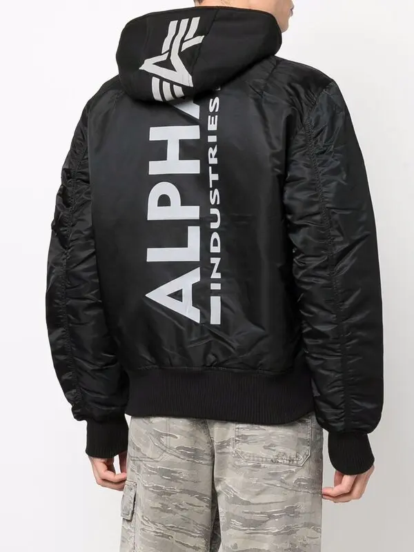 Alpha Industries Logo Bomber Jacket
