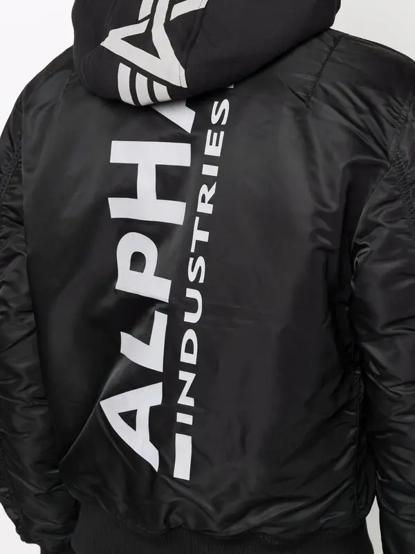 Alpha Industries Logo Bomber Jacket