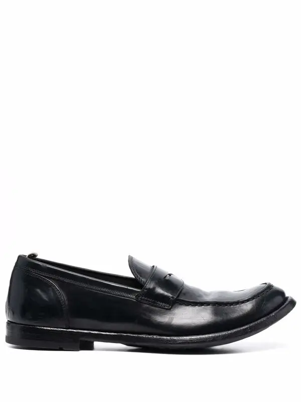 Officine Creative Anatomia Leather Penny Loafers