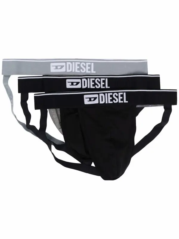 DIESEL Colour-block Boxer Shorts - Black