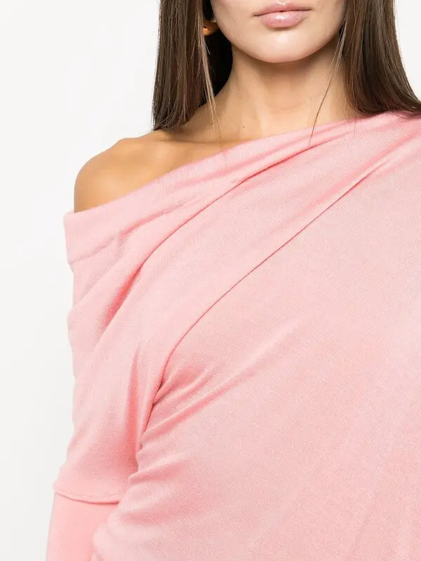 TOM FORD One-shoulder Cashmere-blend Jumper - Pink