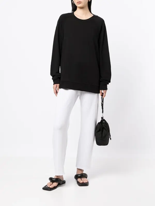 JAMES PERSE Loose-fit Terry Sweatshirt - Black