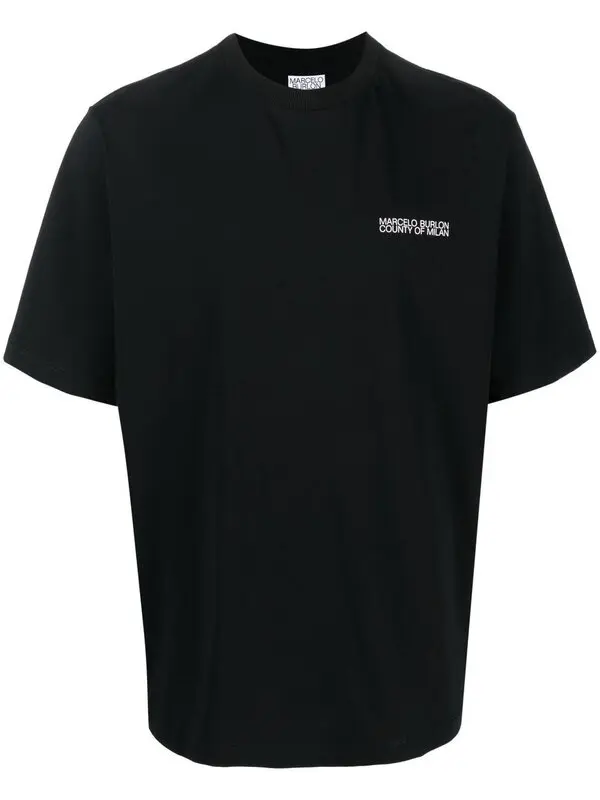 MARCELO BURLON COUNTY OF MILAN Tempera Cross-print T-shirt