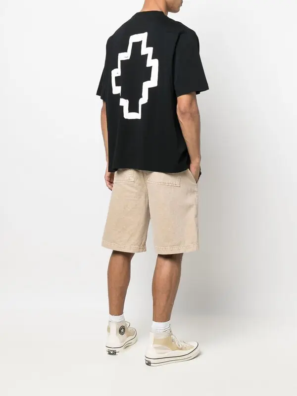 MARCELO BURLON COUNTY OF MILAN Tempera Cross-print T-shirt