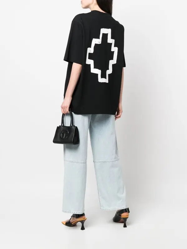 MARCELO BURLON COUNTY OF MILAN Tempera Cross-print T-shirt