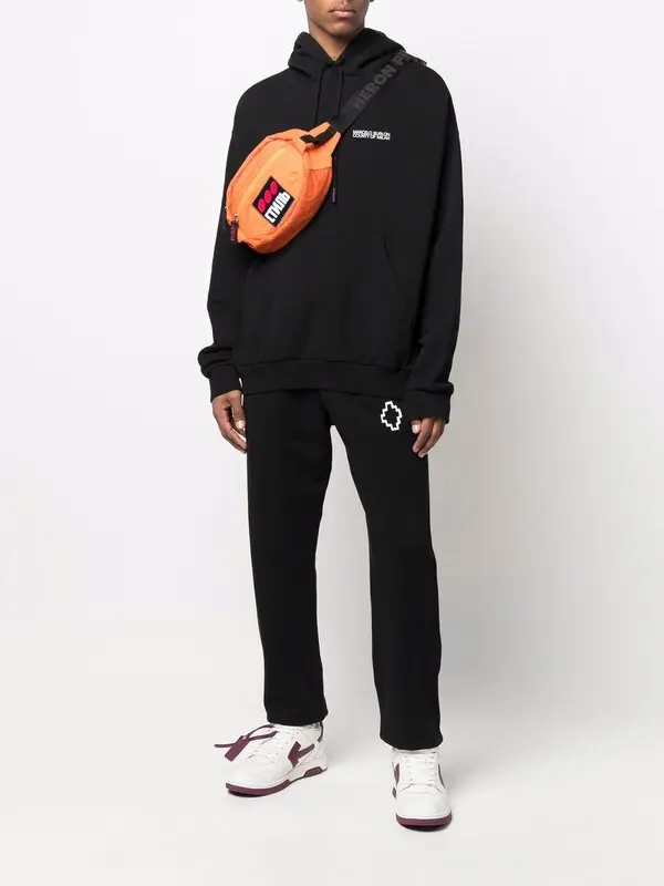 COUNTY OF MILAN Tempera Cross Track Pants - Black