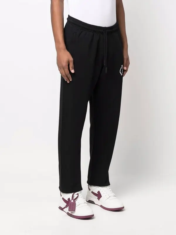 COUNTY OF MILAN Tempera Cross Track Pants - Black